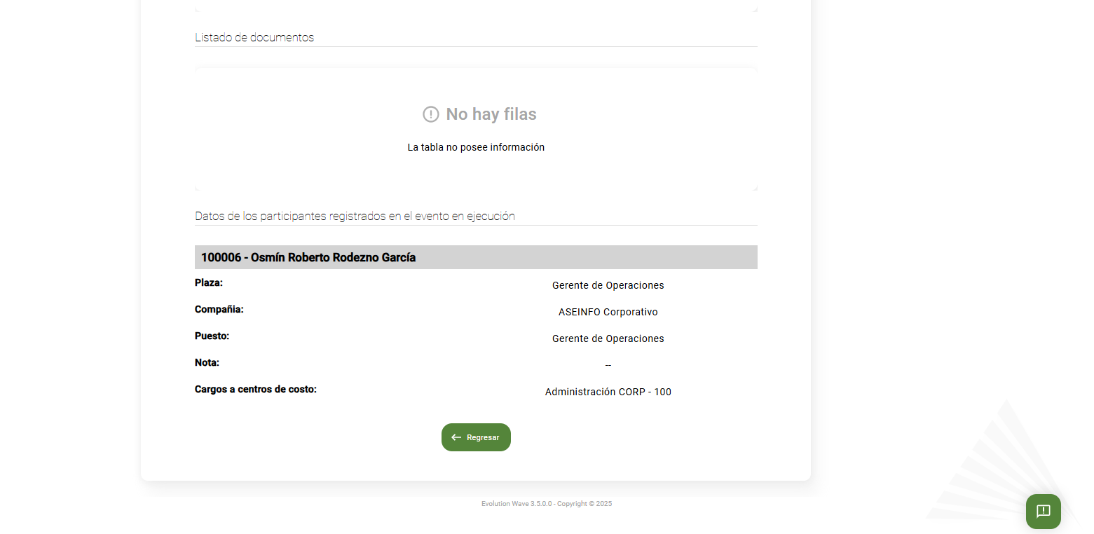 Evolution Wave - Módulo de Consultas - ASEINFO Docs